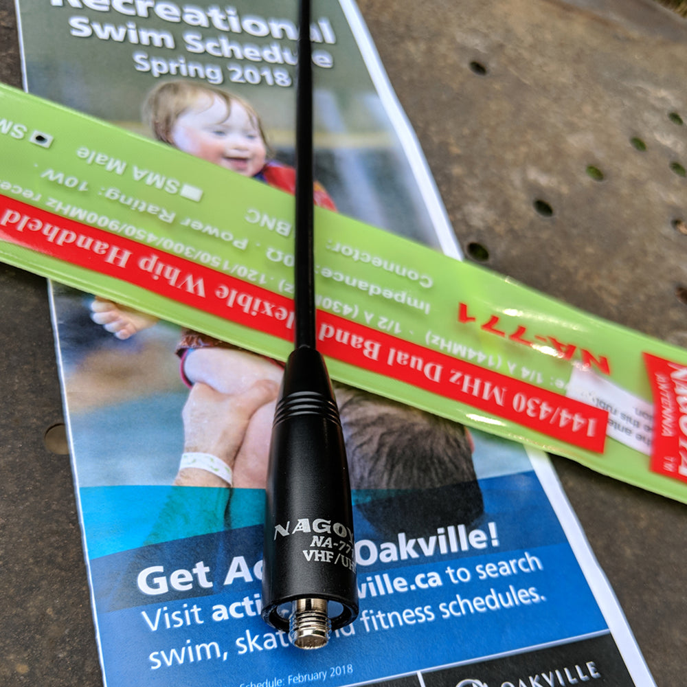 Authentic Genuine Nagoya NA-771 15.6-Inch Whip VHF/UHF (144/430Mhz) An