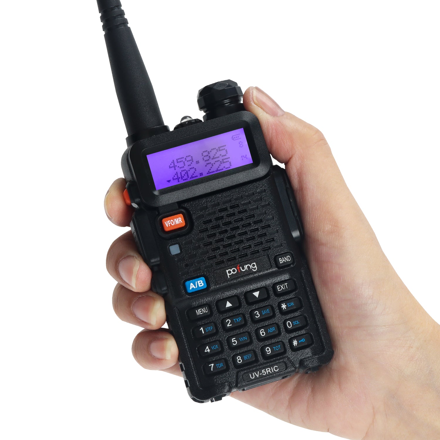 POFUNG BAOFENG UV-5RIC VHF 144-148 MHZ UHF 430-450 MHZ DUAL BAND TWO W