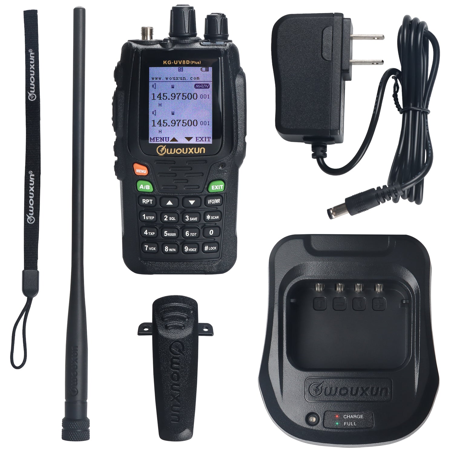 Wouxun KG-UV8D(Plus) Dual Bands, Voice Encryption Amateur Radio 144-14